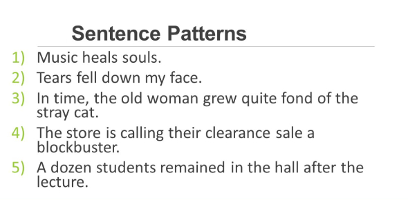 Sentence Pattern Quiz Mastering English Structure Trivia ions